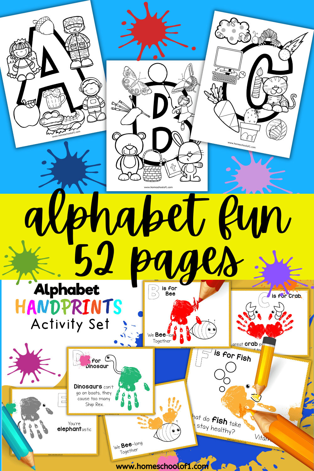 Alphabet Fun - 52 Pages