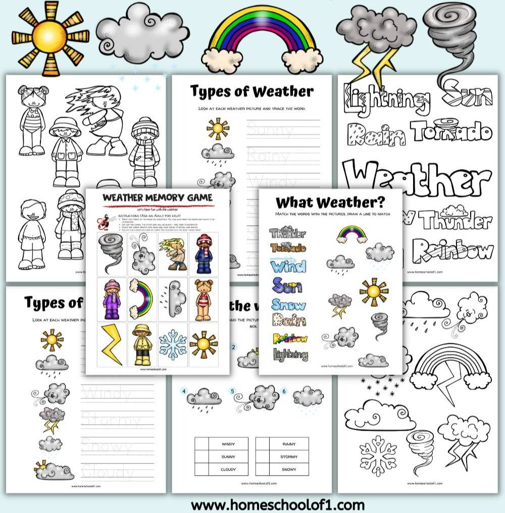 Get your free weather and clothing worksheet here!