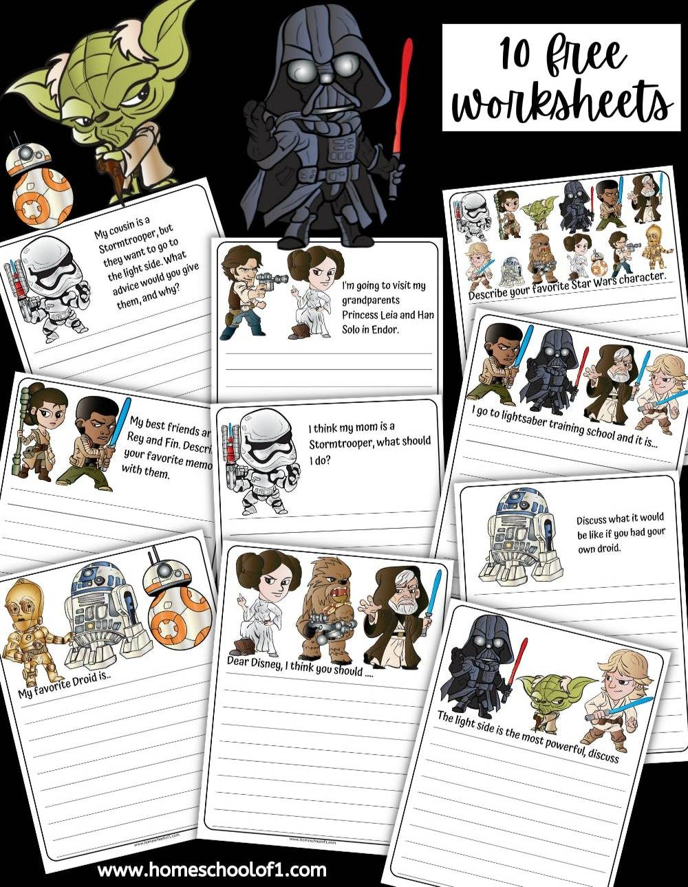 Get your free Star Wars Day graphing worksheets here!