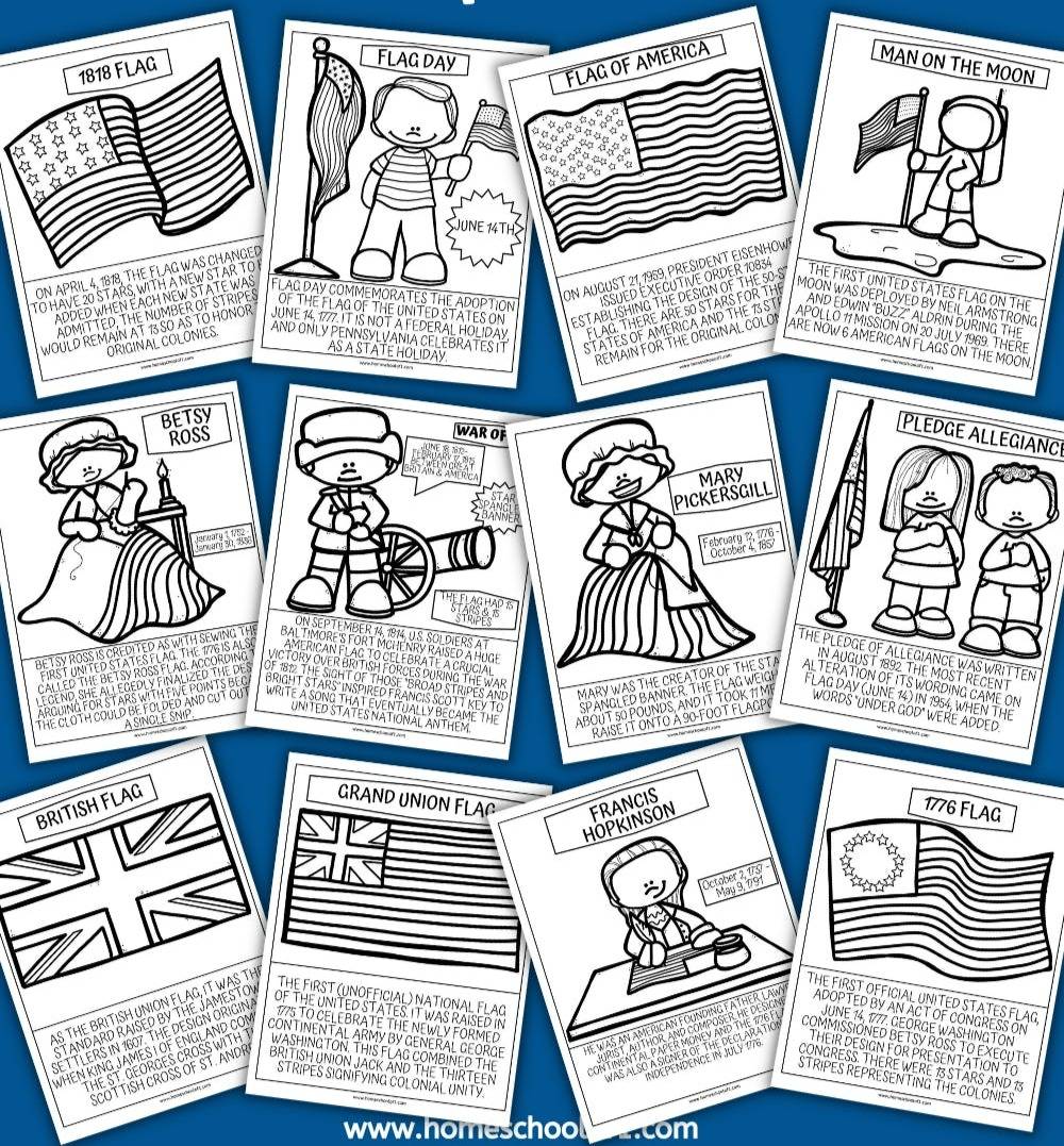 Get your free Flag Day worksheets here!