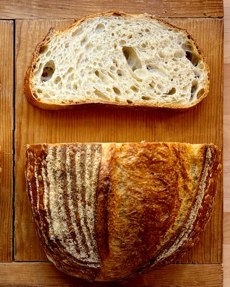 🍞 My best sourdough, commercial yeast, and butter!