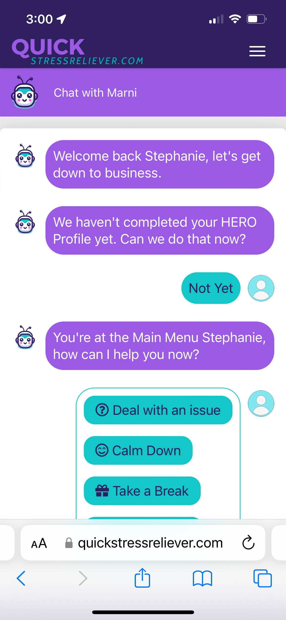 How to stress less in the next 5 minutes.