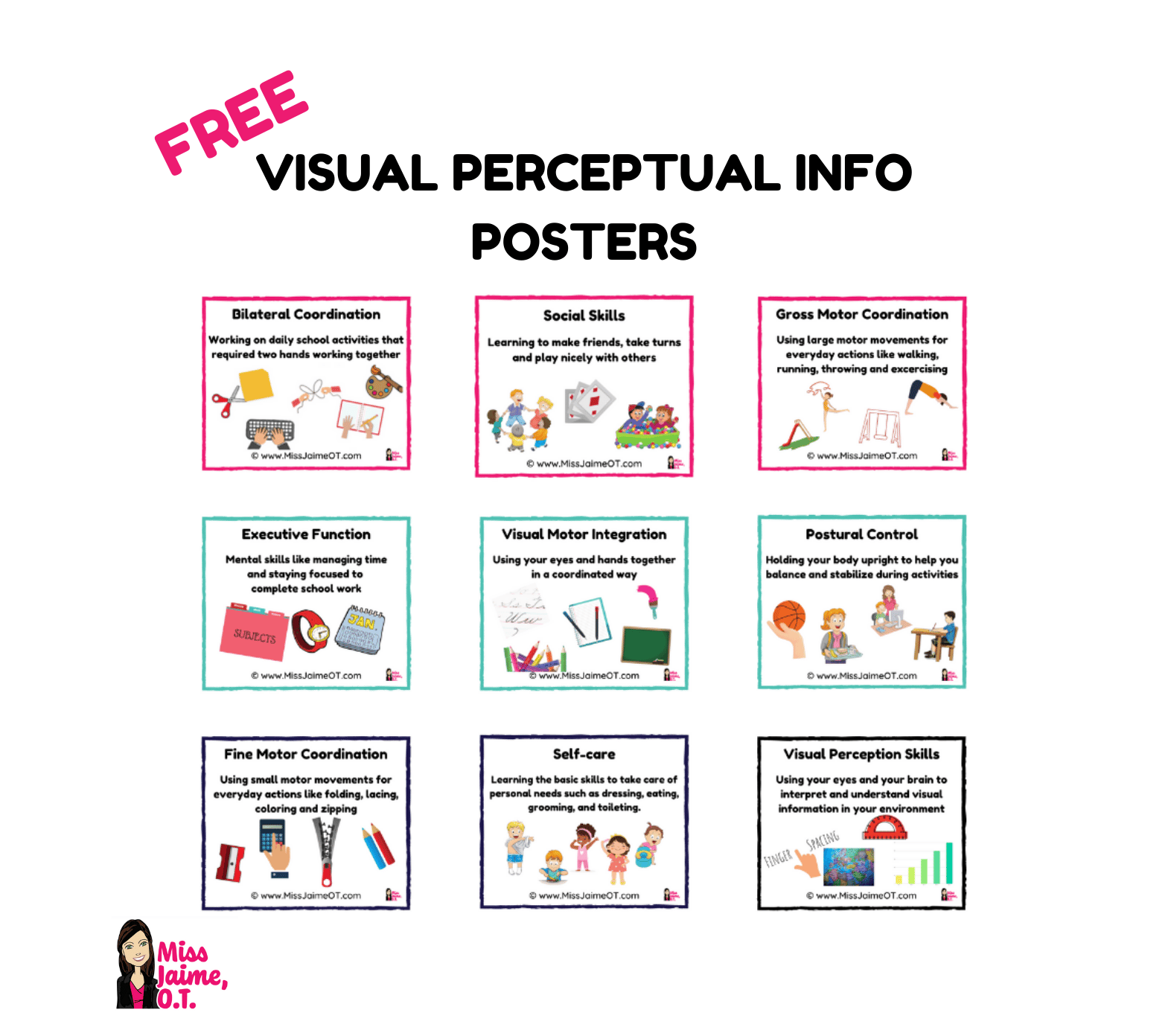 Visual perceptual posters