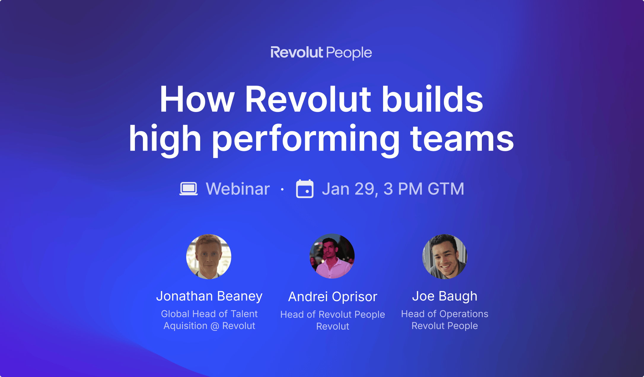 Revolut People | Webinar | How Revolut builds a high performing team