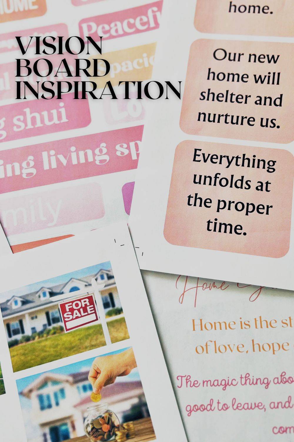 Sample of Vision Board Kits