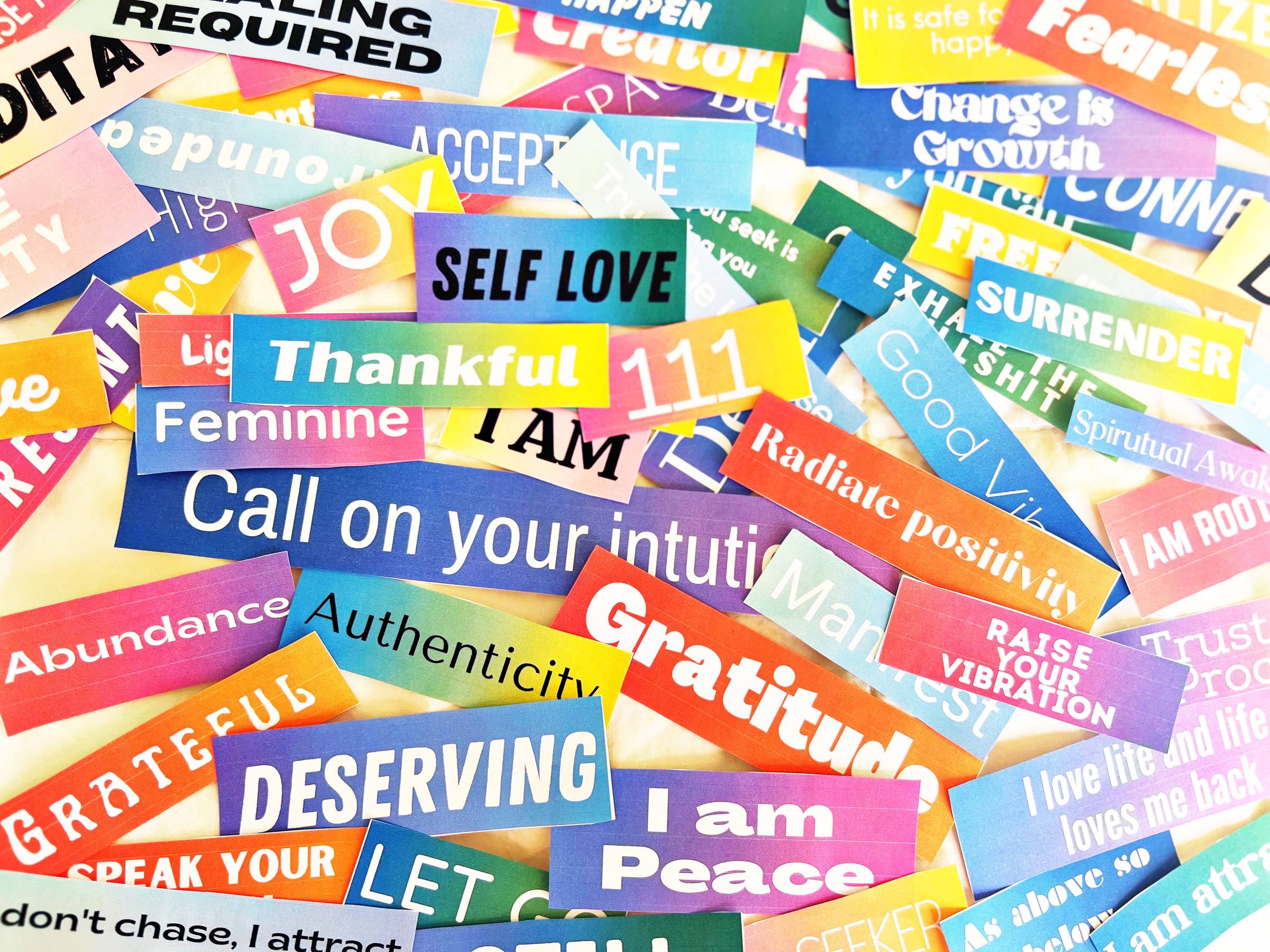 Sample of Vision Board Kits