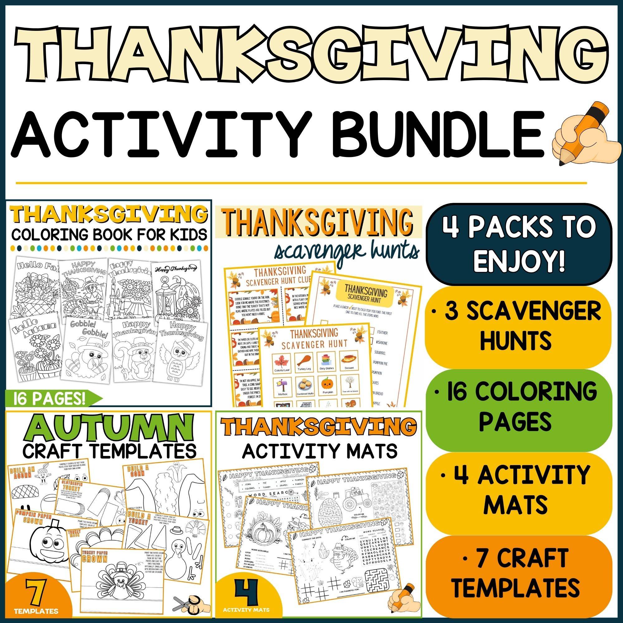 Kindergarten Letter Recognition Games for Thanksgiving