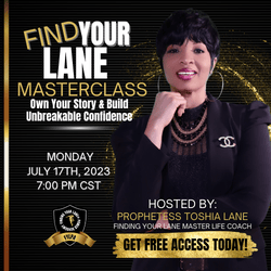 Find Your Lane Masterclass: Own Your Story & Build Unbreakable Confidence