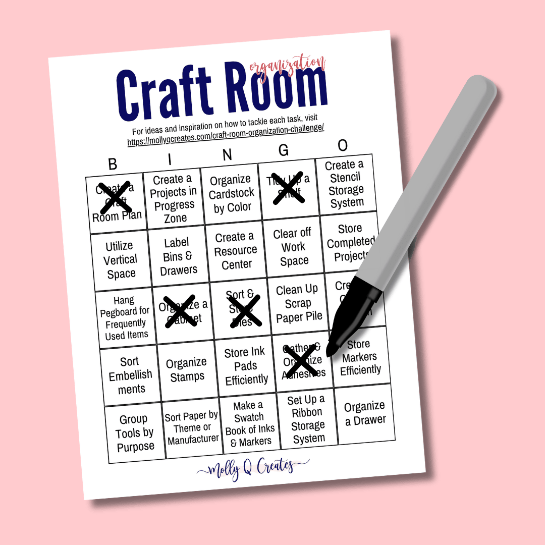 The Ultimate Craft Room Organization Challenge - Molly Q Creates