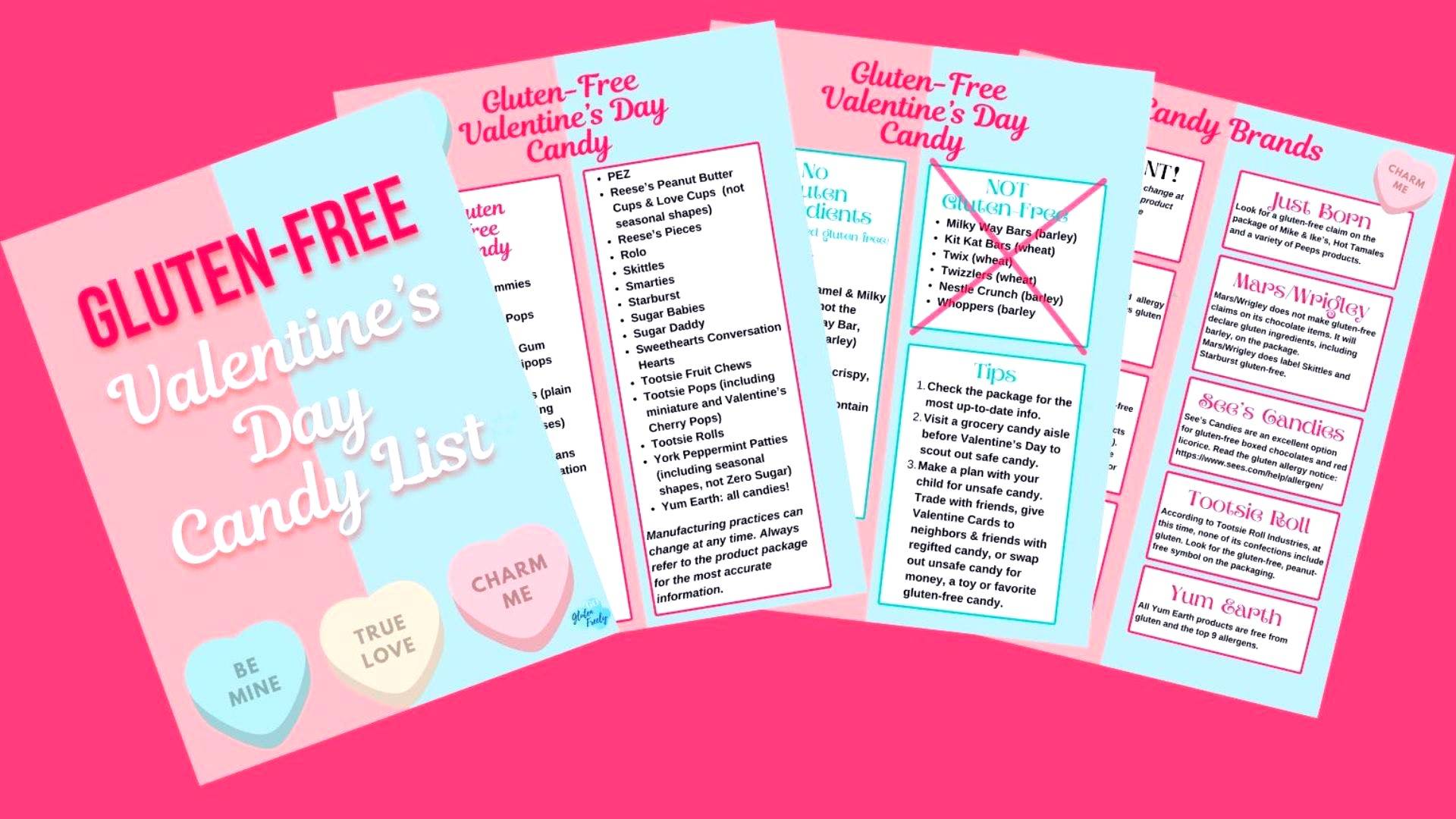 Gluten-Free Valentine's Day Candy List Guide: Free Printable