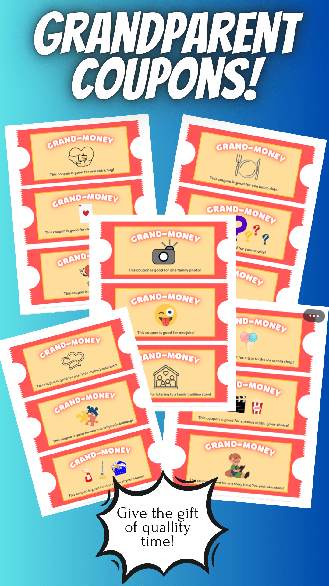 Grandparent Coupon Gift