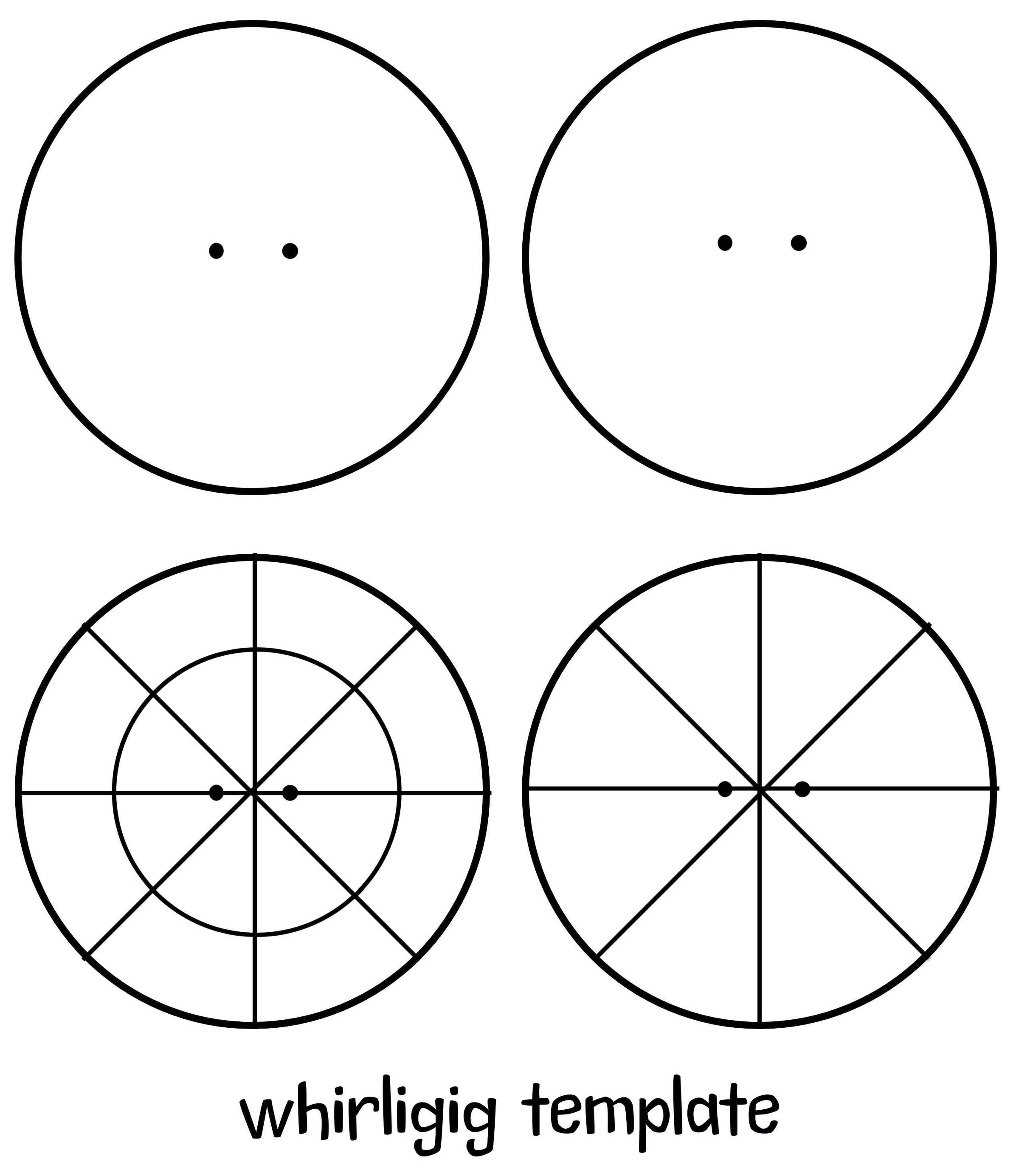 Printable Spinner Template