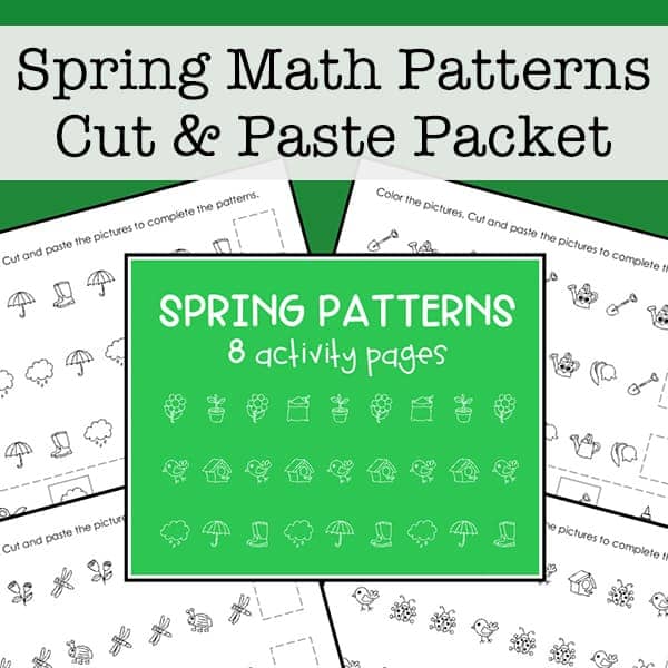 Spring Math Patterns Packet
