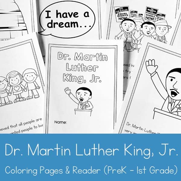 Dr. Martin Luther King Jr. 2nd - 5th Grade Booklet