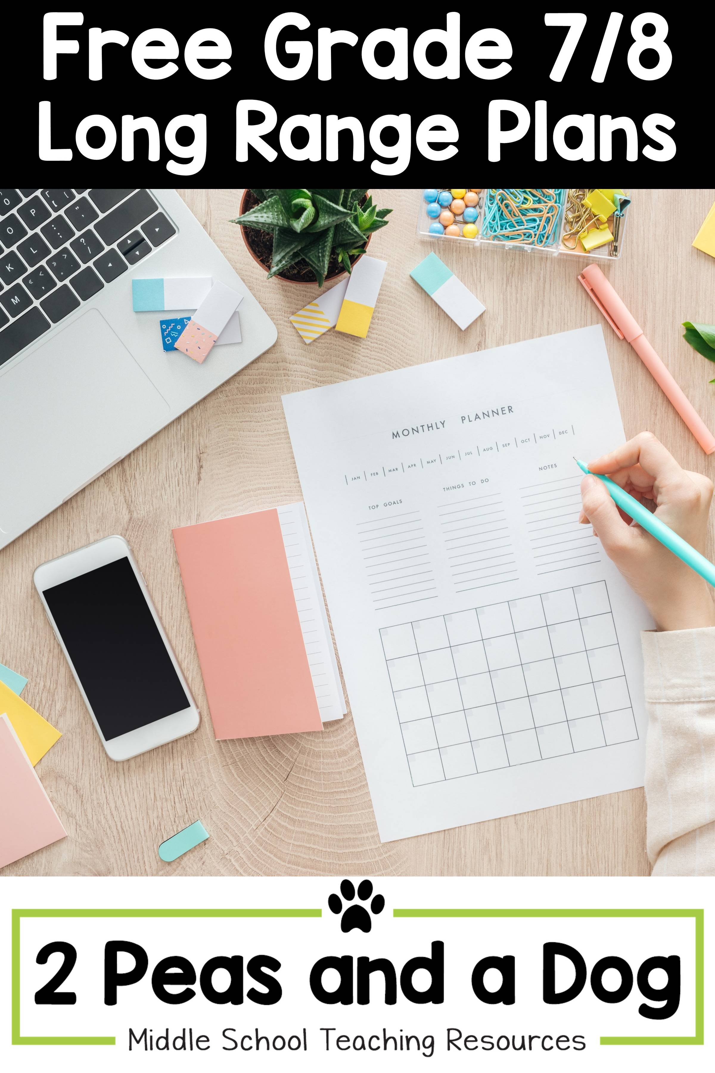 Free Grade 7/8 Long Range Plans