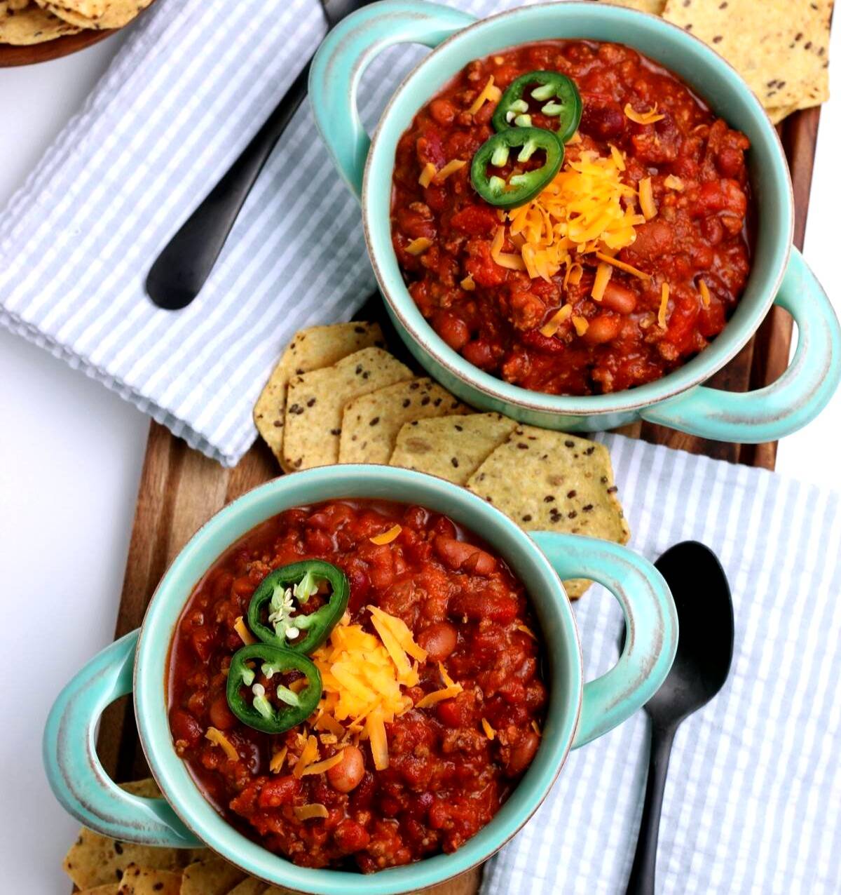 🥘easy Crockpot chili for busy nights, 💘FREE printable Valentine's Day ...