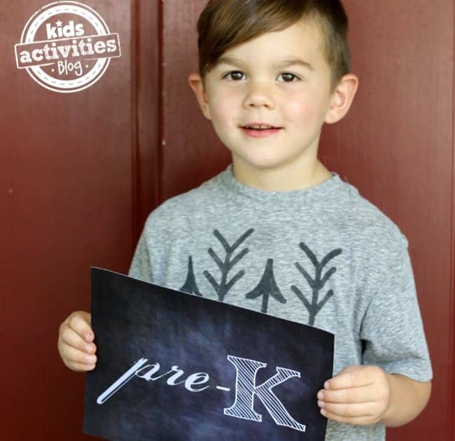 🚌FREE printable first day of school sign for kids, 🍪easy after school ...