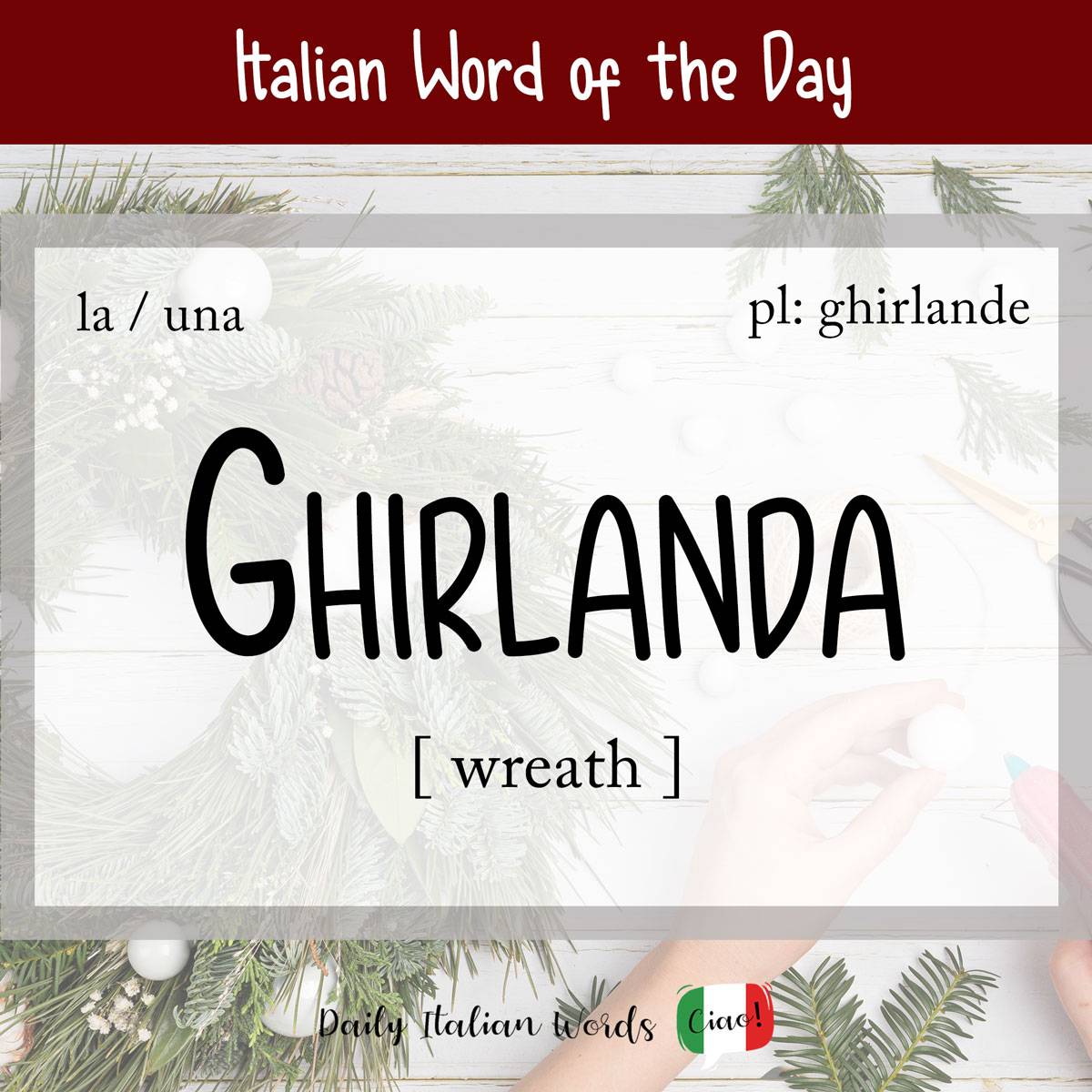 The Italian Word of the Day is...