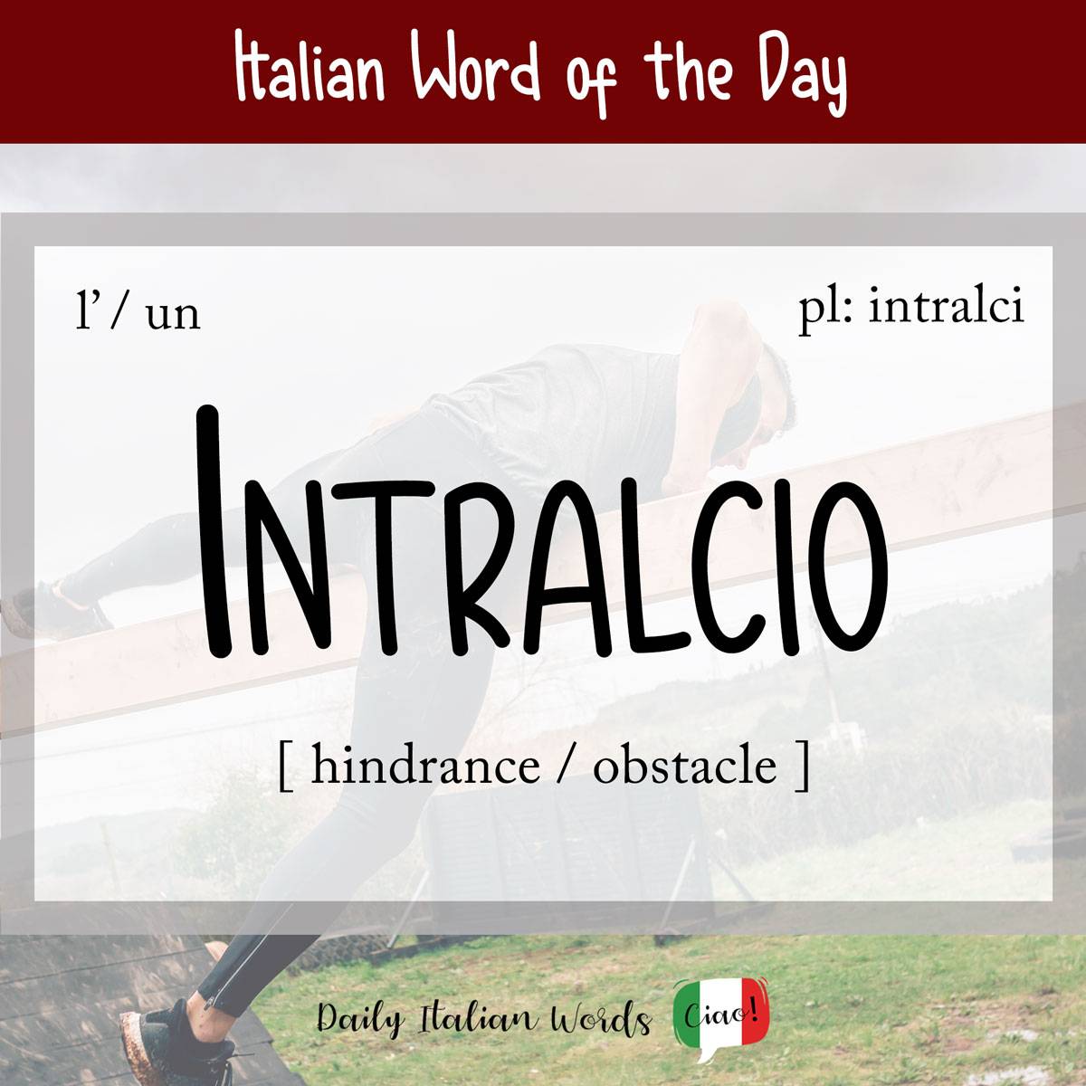The Italian Word of the Day is...