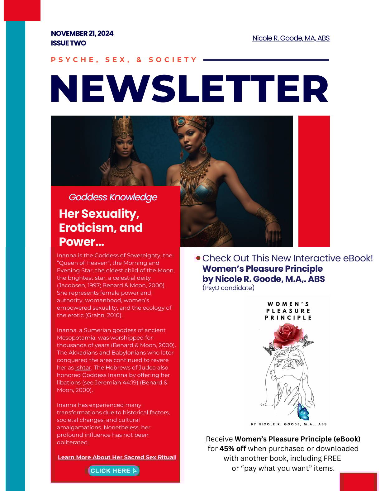 Were Talking Erotic 👀 In Psyche Sex And Society November 2024 Issue Two