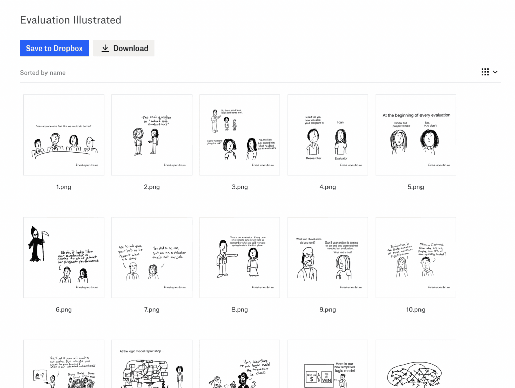 114 Evaluation Cartoons