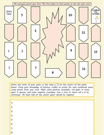 Google Choice Board Activity