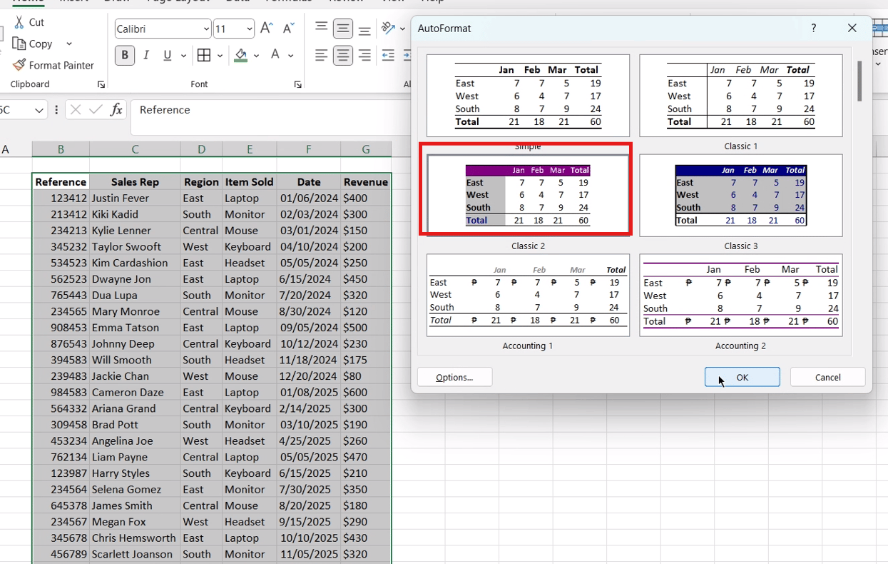Are You Still Formatting Tables the Slow Way? – Excel With Grant – Blog