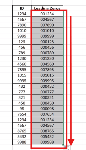 How to Add Leading Zeros in Excel – Excel With Grant – Blog