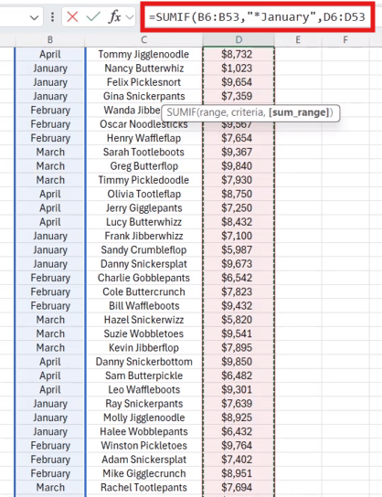 How to Use SUMIF in Excel – Excel With Grant – Blog