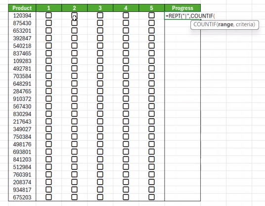 How to Create Auto-Updating Progress Bars – Excel With Grant – Blog