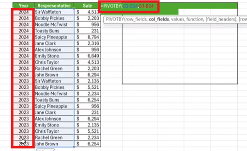 Ever Tried GROUPBY and PIVOTBY in Excel? – Excel With Grant – Blog