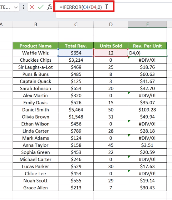 Two Fast Ways to Fix Excel Errors – Excel With Grant – Blog
