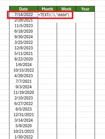 How to Extract Dates Fast in Excel – Excel With Grant – Blog