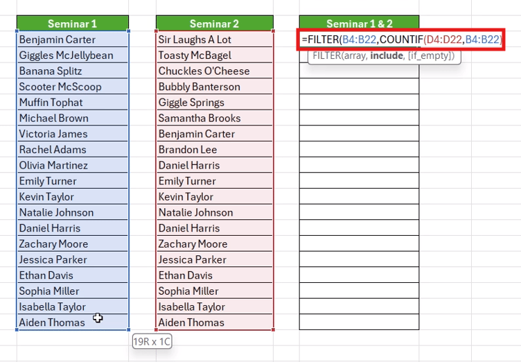Stop Comparing Excel Lists the Hard Way – Excel With Grant – Blog