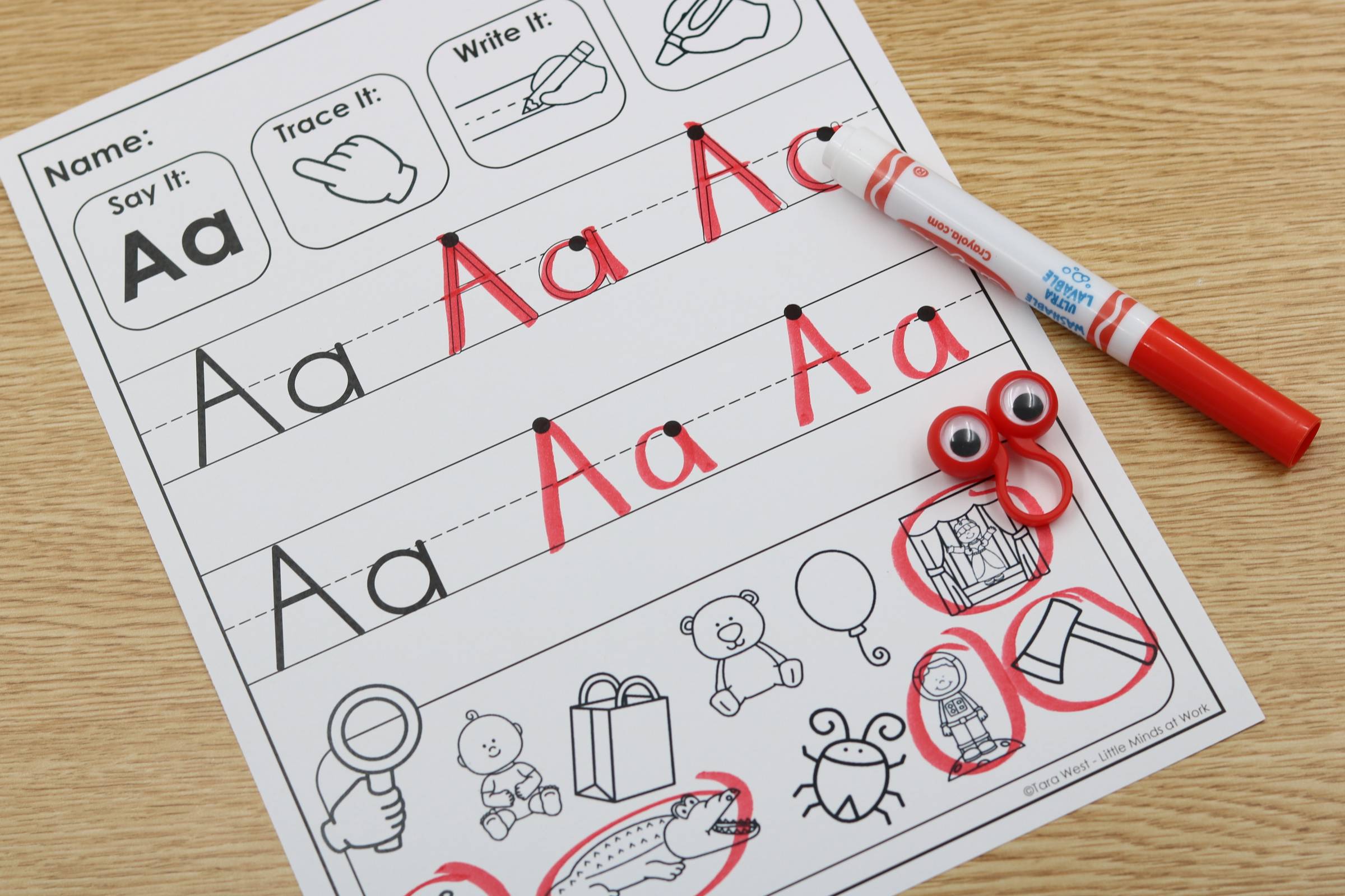 Alphabet Handwriting Printables