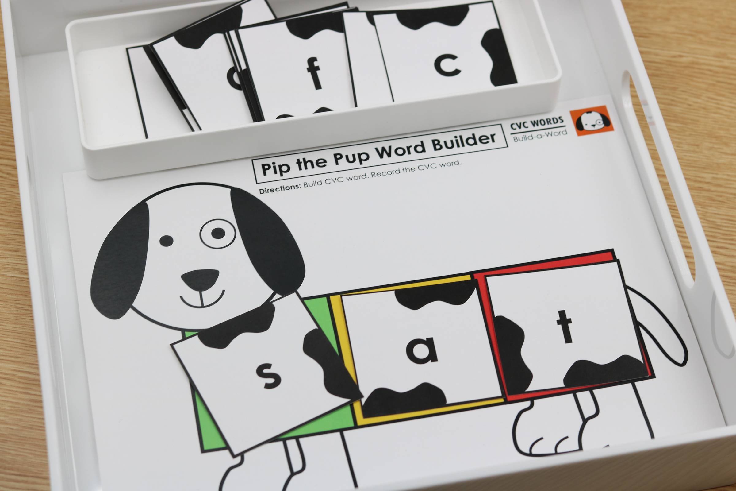Pip the Pup Word Builder Freebie
