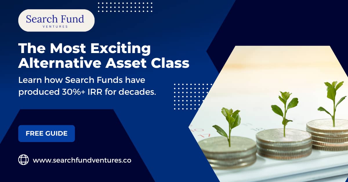 Get the FREE Search Fund Investors Guide!