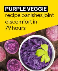 Purple Veggie Helps Stop Joint Pain!