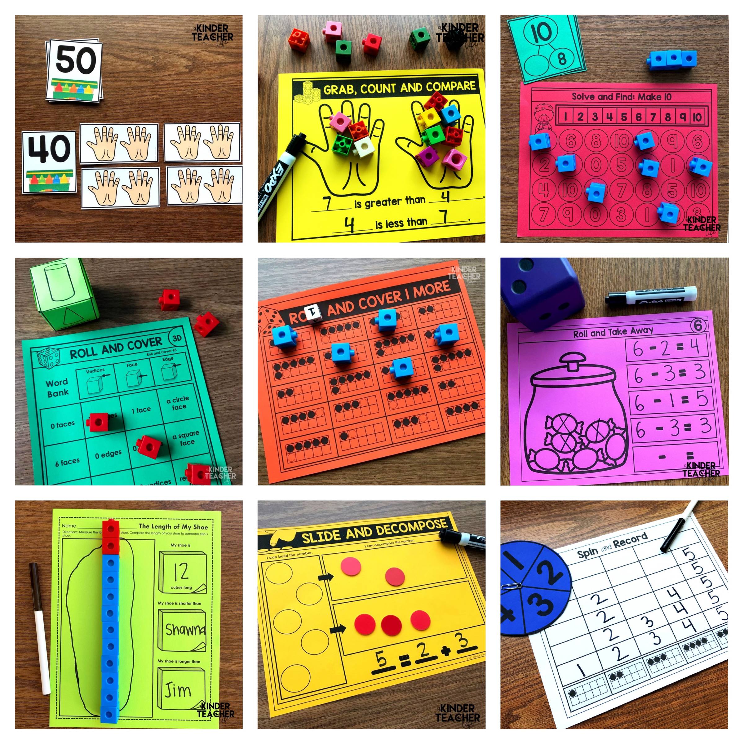 Get Free Hands on Math Activities For Kindergarten Today 
