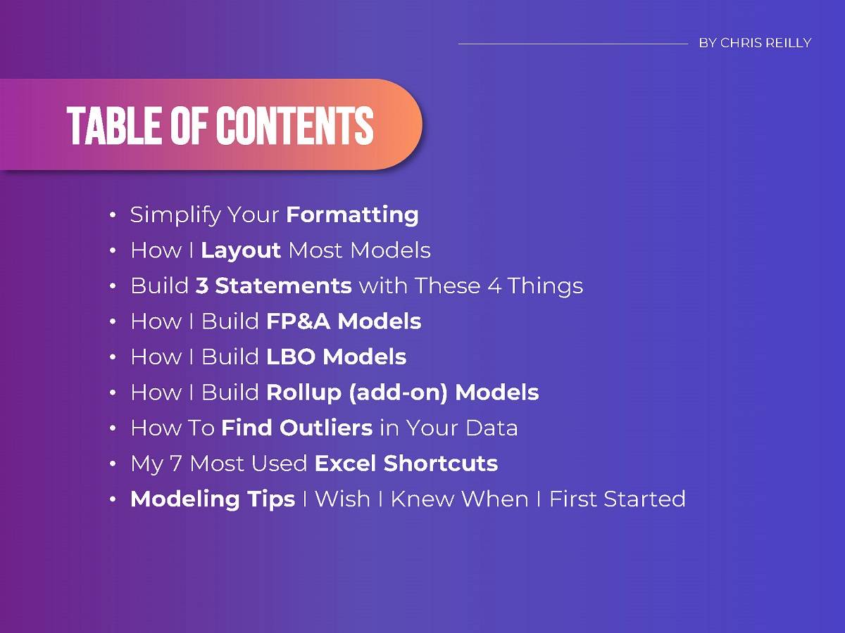 Ultimate Guide To Financial Modeling