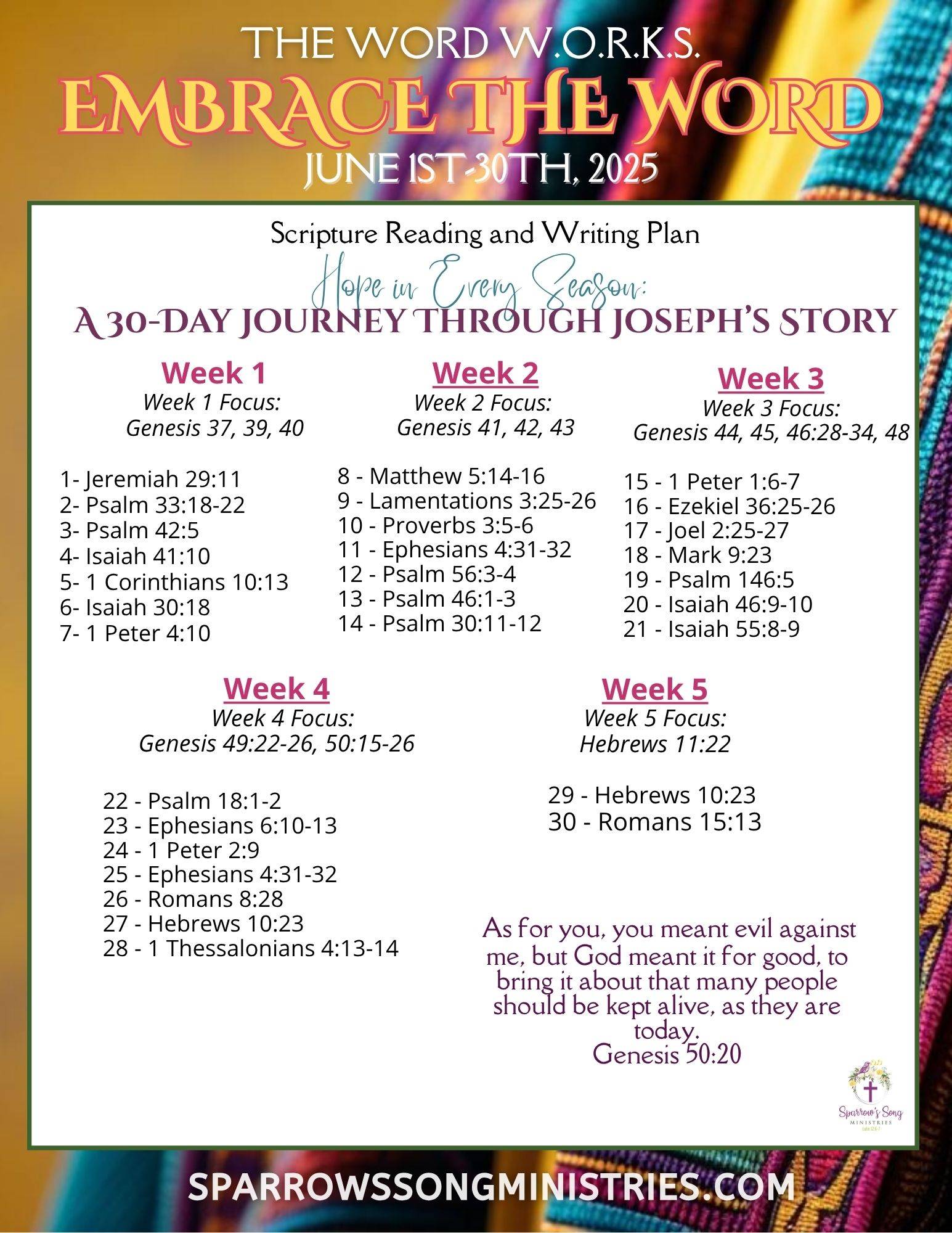 June 2025: Hope in Every Season – A 30 Day Journey Through Joesph’s ...