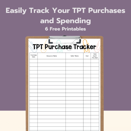 TPT Purchase Tracker