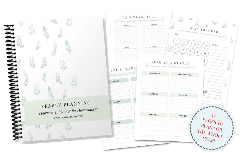Yearly planning made simple.
