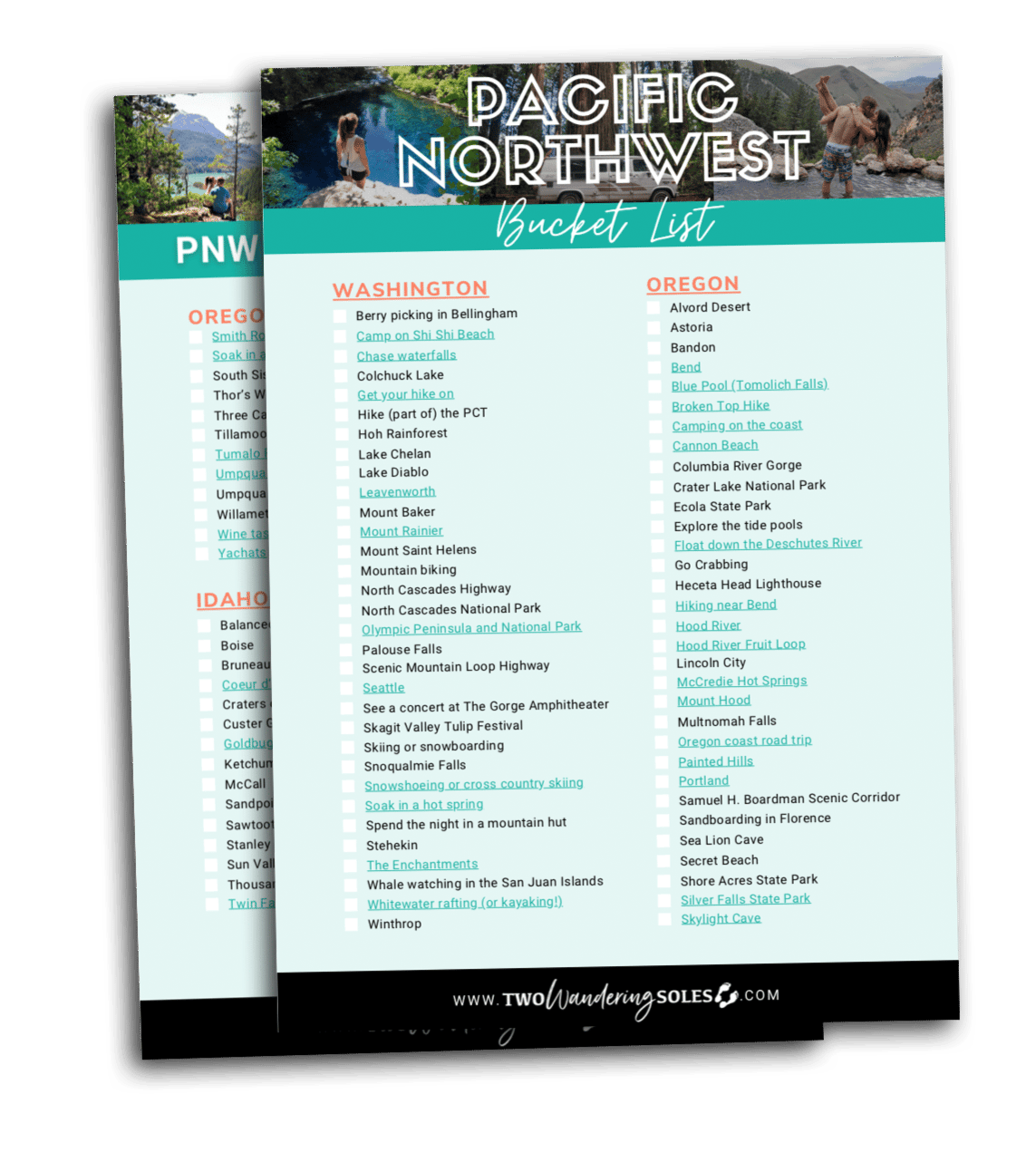 PNW Bucket List