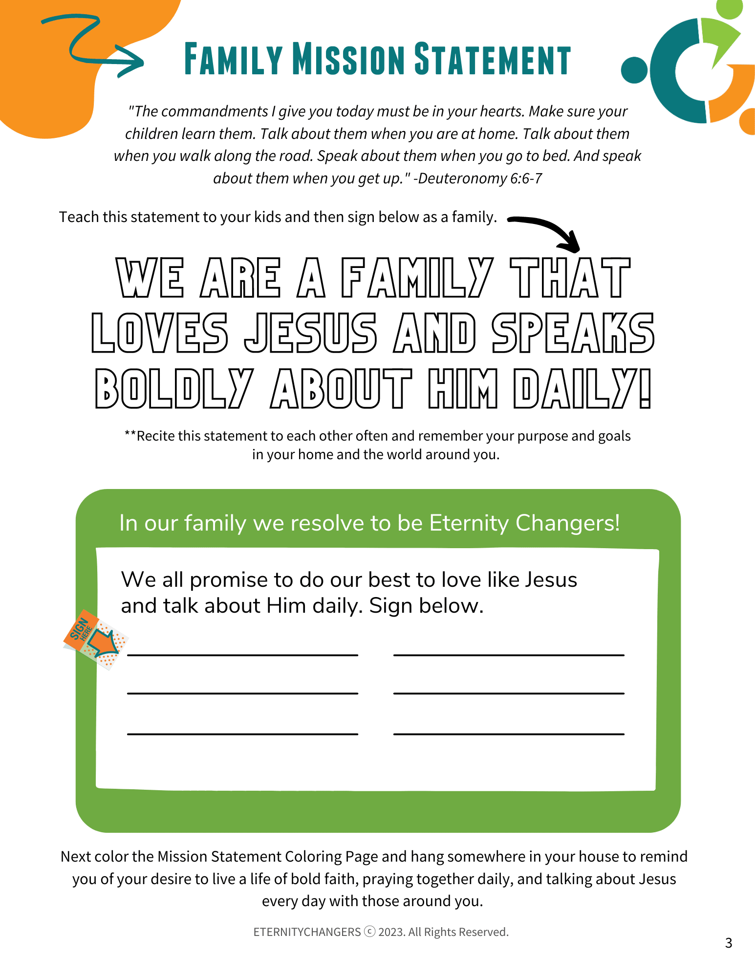 Family Mission Statement