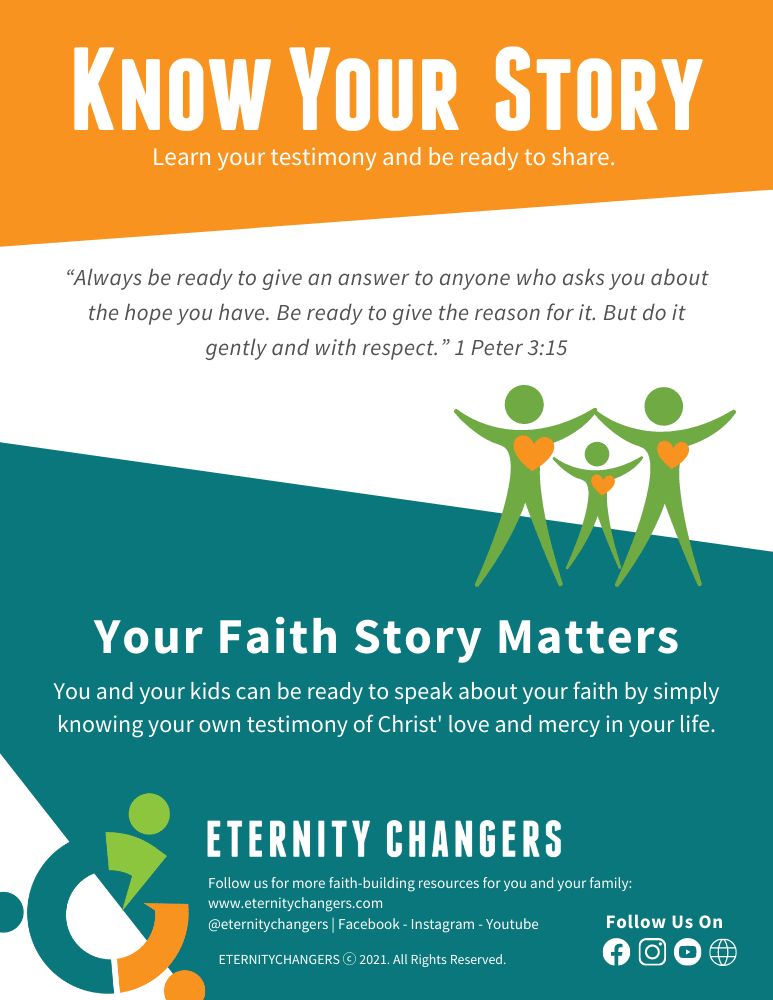 FREE Know Your Story Printable