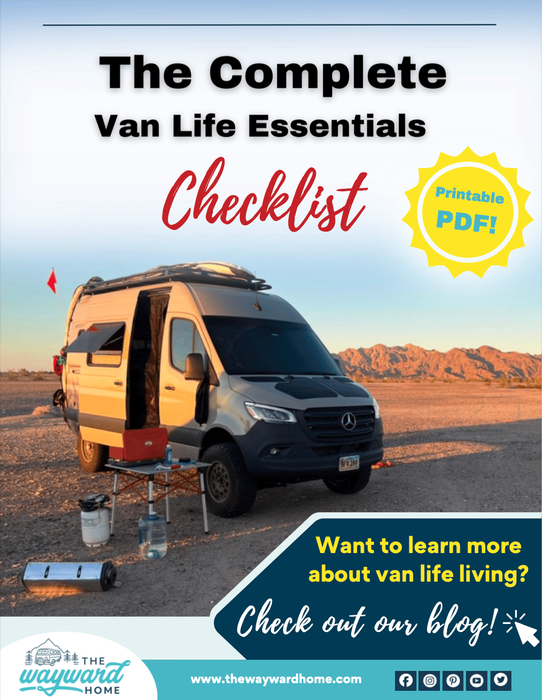 Free Van Life Essentials Checklist
