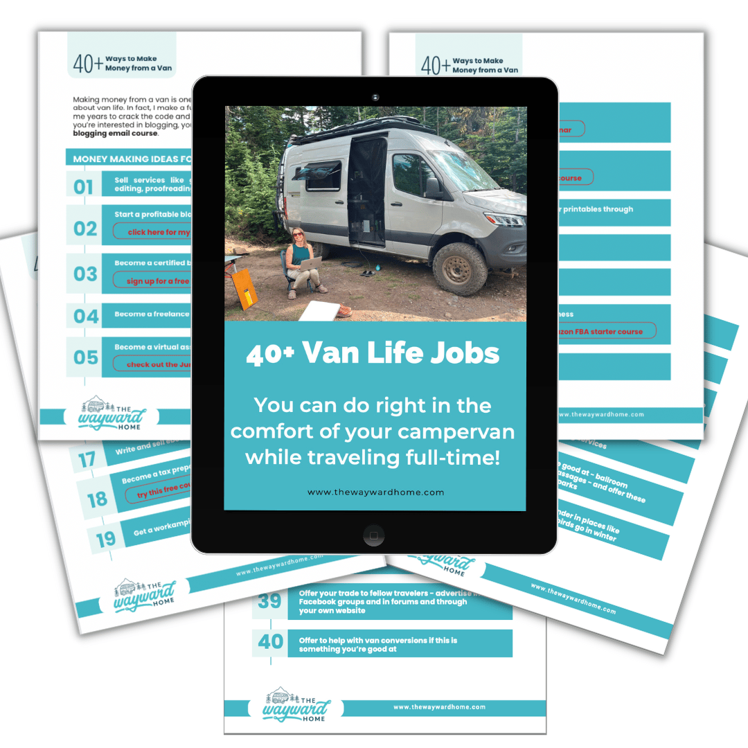40+ Van Life Jobs You Can do Anywhere