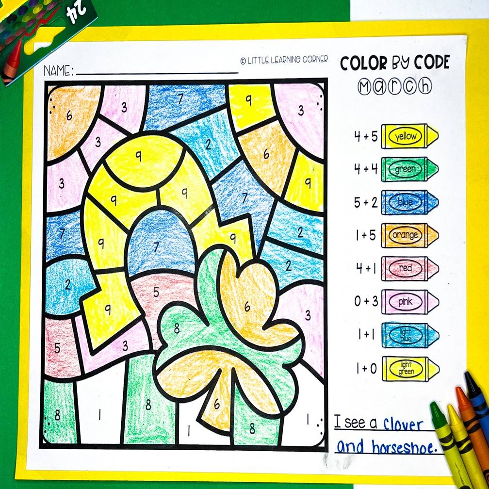 Grab Your Free March Color-by-Codes