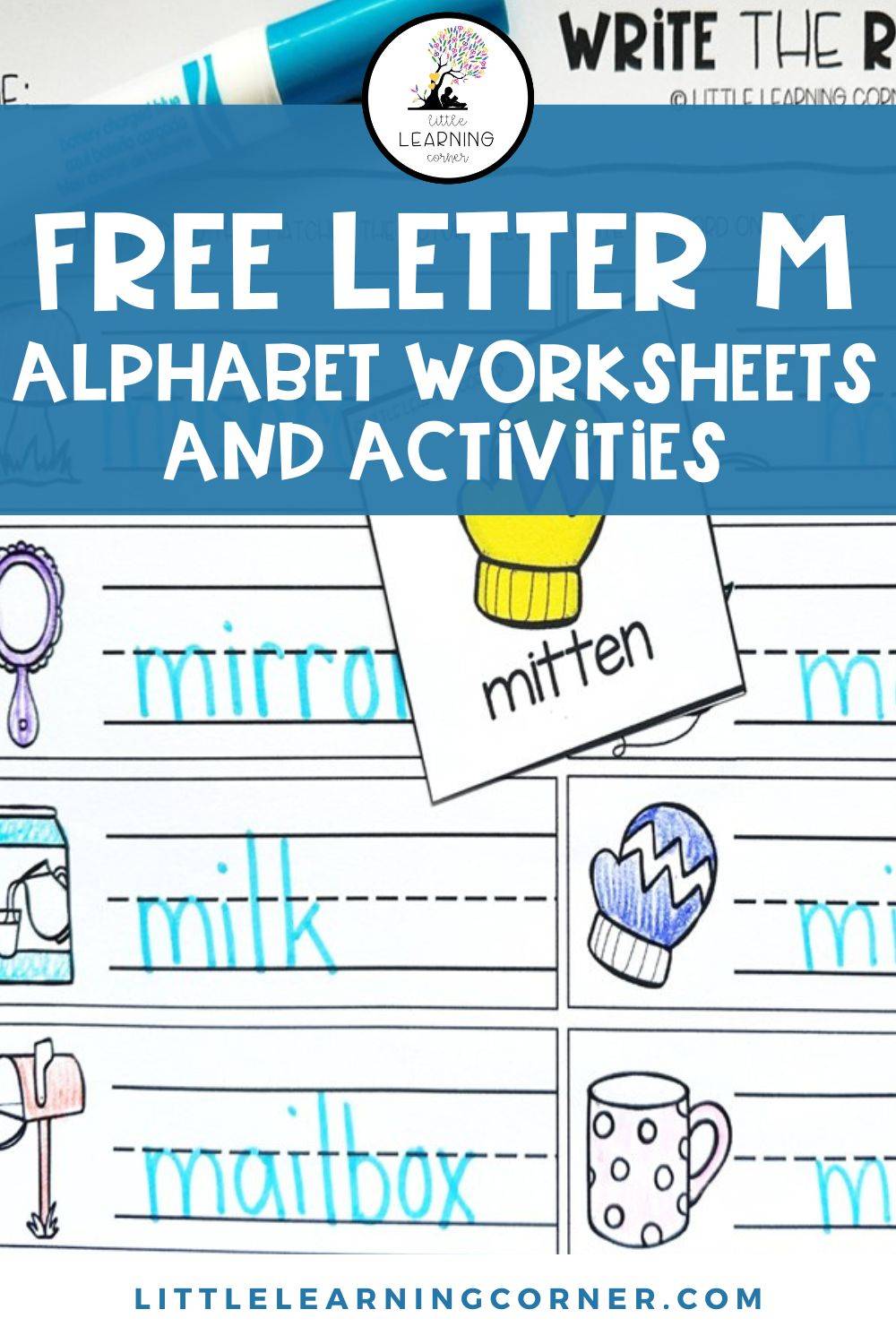 Free Letter M Alphabet Printables and activities - Little Learning Corner